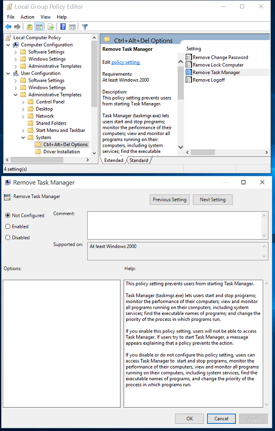 How to enable grayed out Task Manager ⋆ SysAdminStuff How to enable grayed out Task Manager ⋆ SysAdminStuff